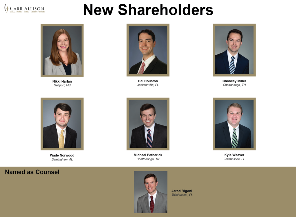 Carr Allison Announces New Shareholders - Carr Allison