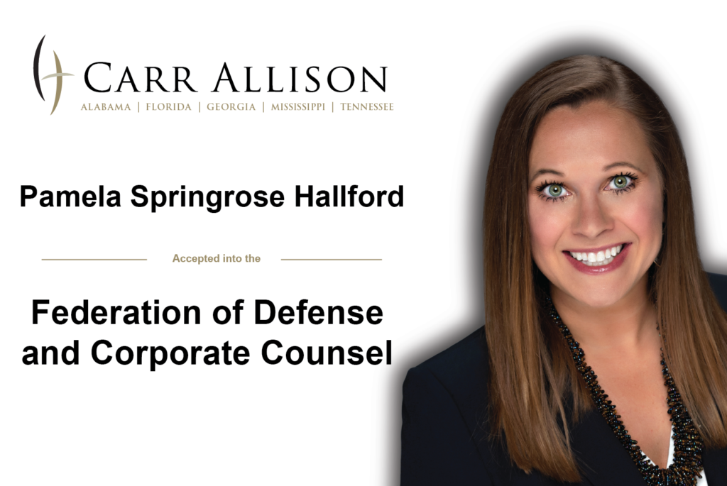 Hallford Accepted Into The FDCC - Carr Allison