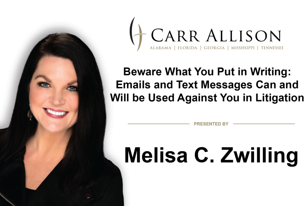 Zwilling to Present Webinar on Attorney/Client Communications - Carr ...