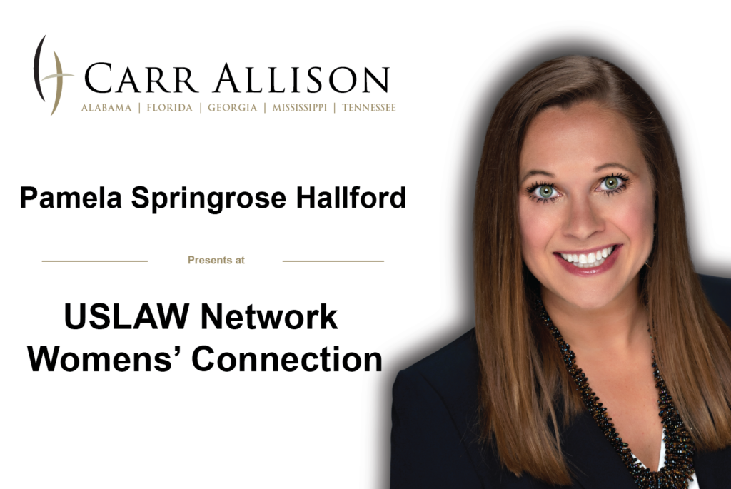 Hallford Presents at USLAW Women's Connection - Carr Allison