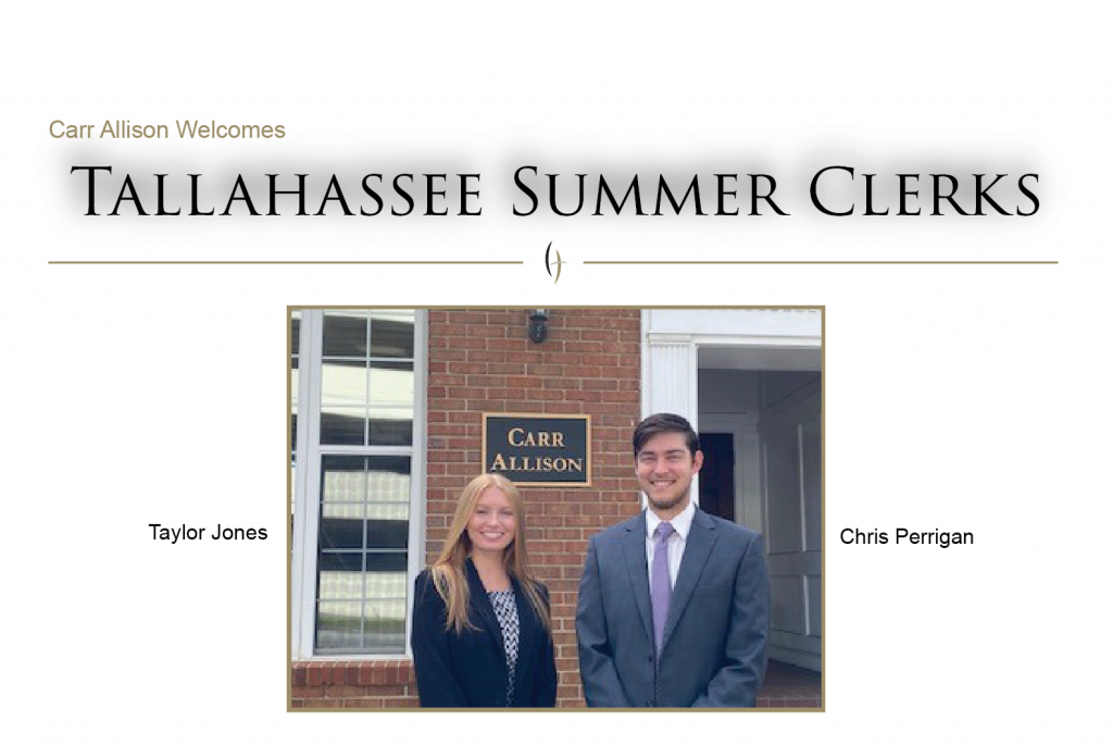 2021 Tallahassee Law Clerks - Carr Allison