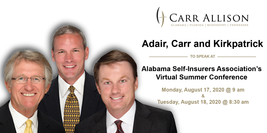 Carr Allison Attorneys to Speak at ASIA Summer Conference - Carr Allison