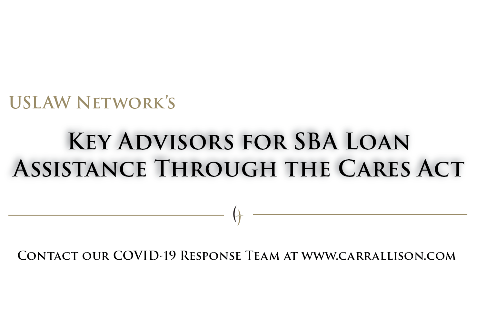 USLAW Key Advisors for SBA Loan - Carr Allison
